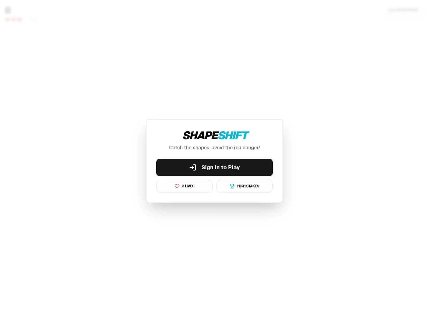 Single Hand Shapes Game