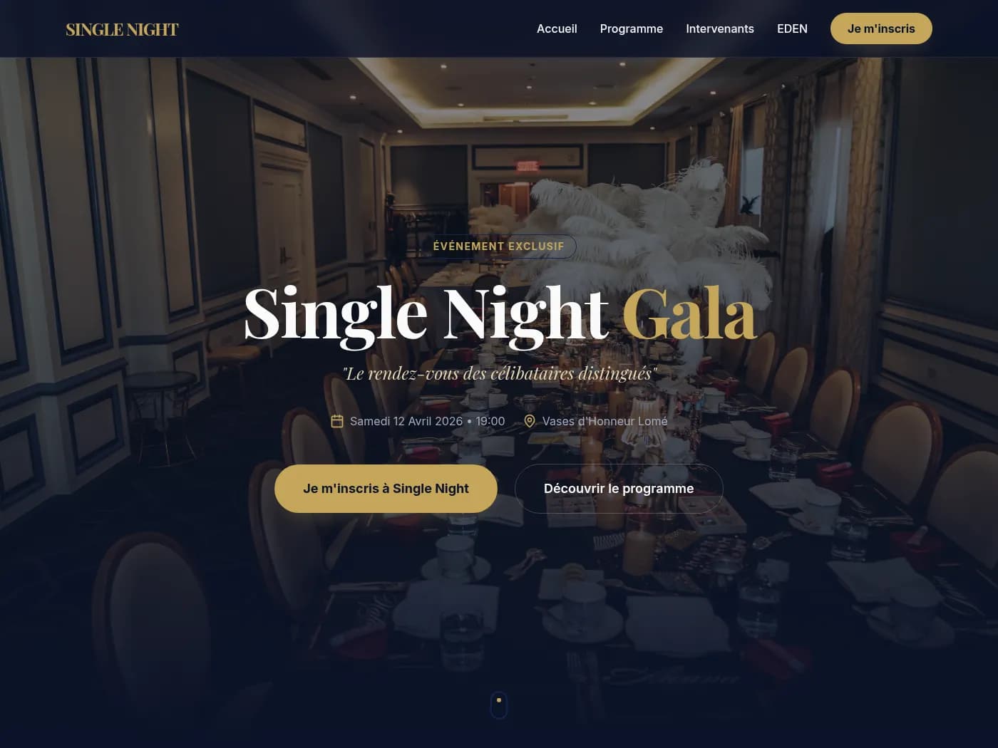 Single Night Gala