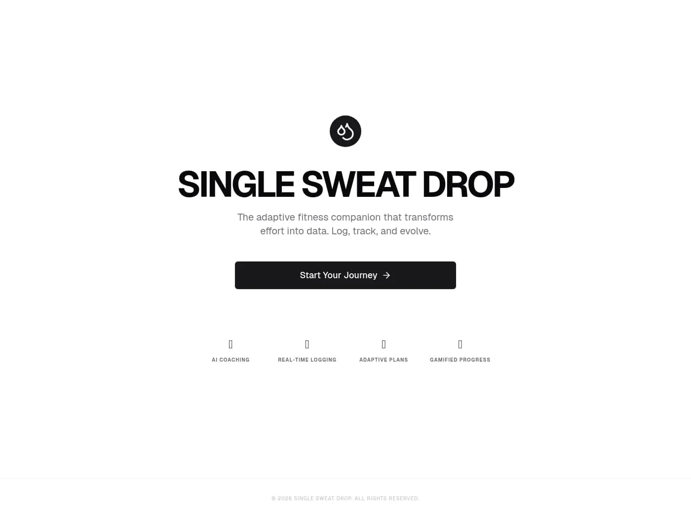 Single Sweat Drop