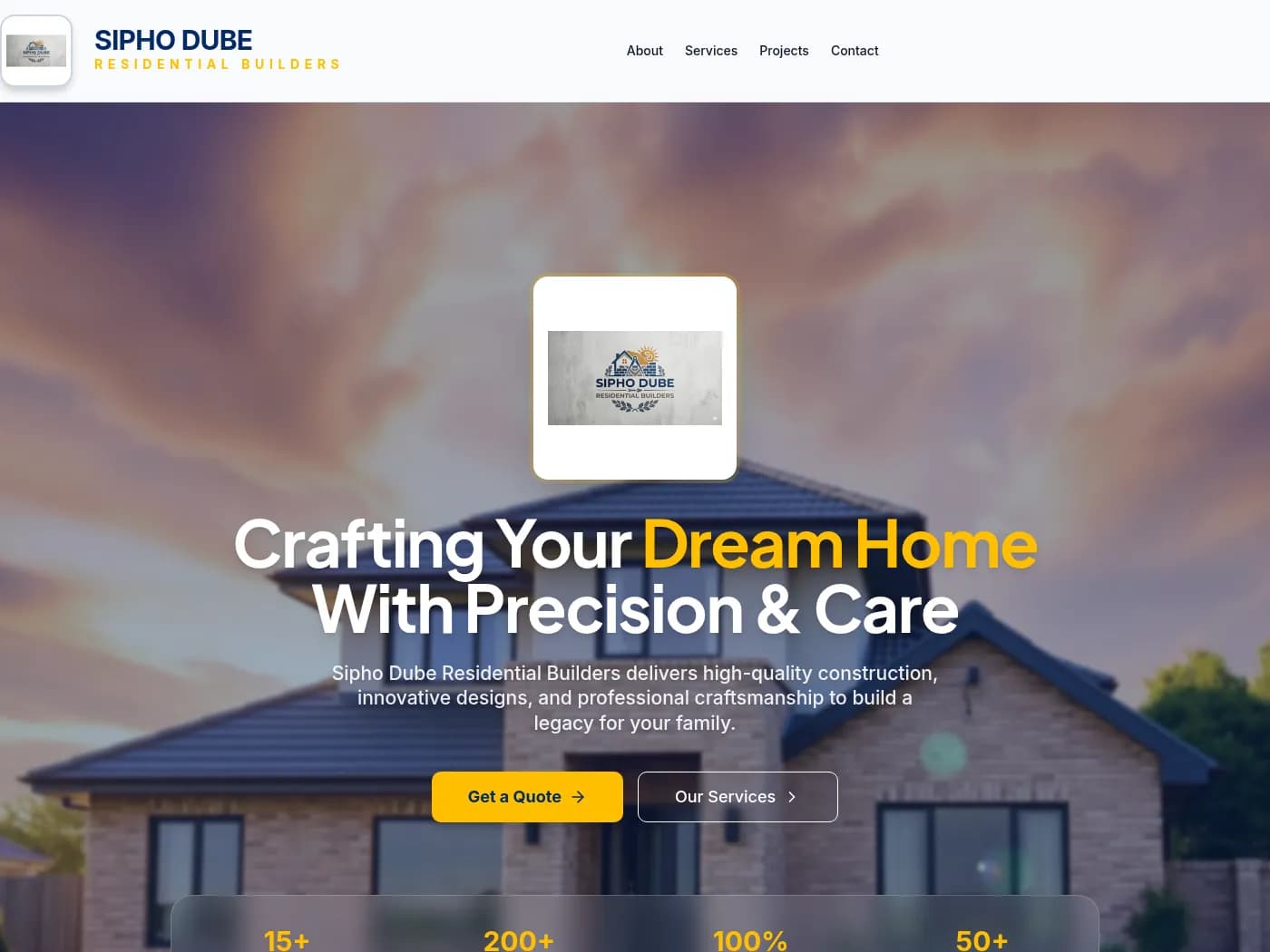 Sipho Dube Builder Site