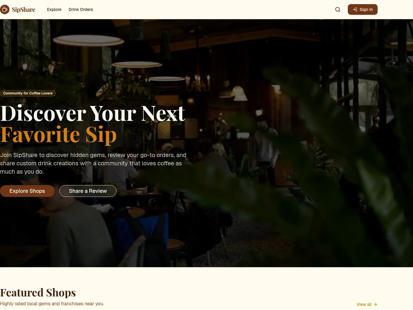 SipShare Review Hub