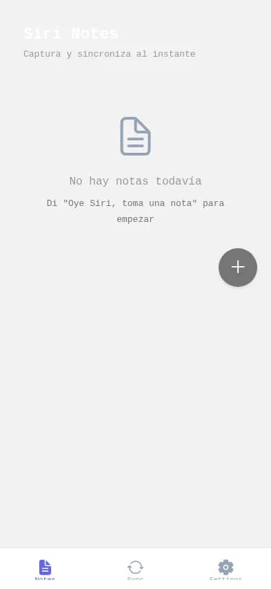 Siri Notes Sync