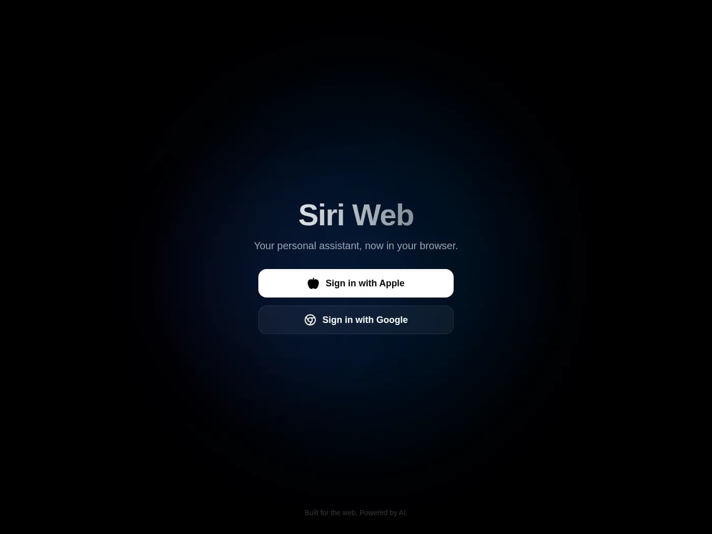 Siri Web Companion