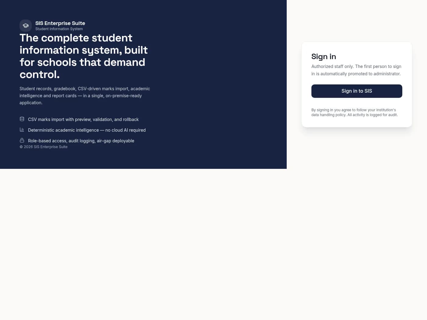 SIS Enterprise Suite