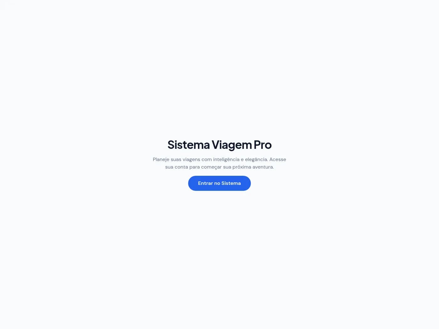 Sistema Viagem Pro