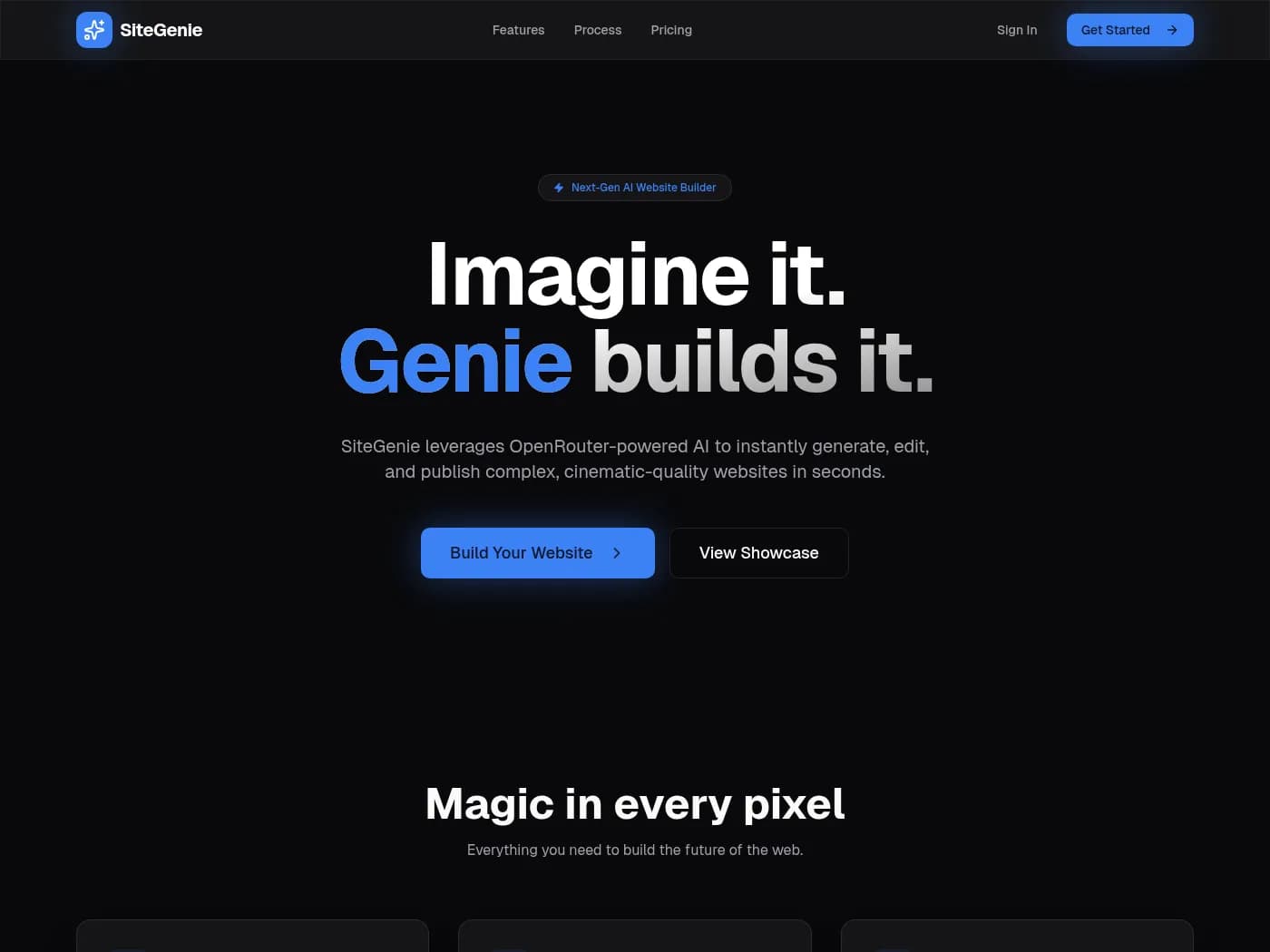 SiteGenie AI Builder