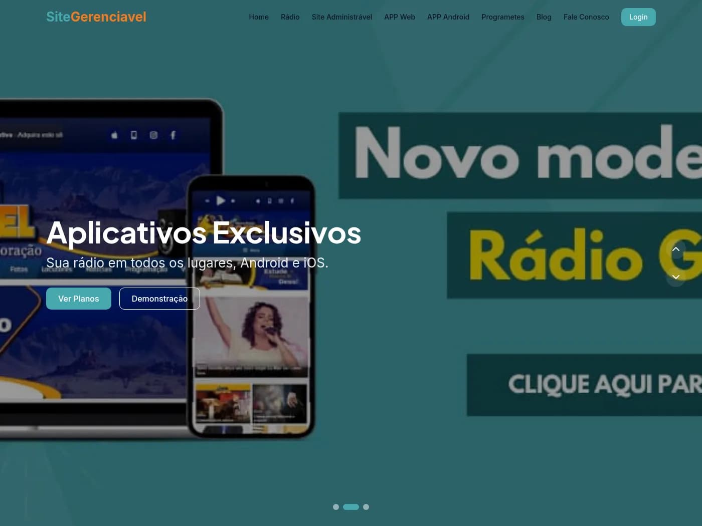 SiteGerenciavel Clone