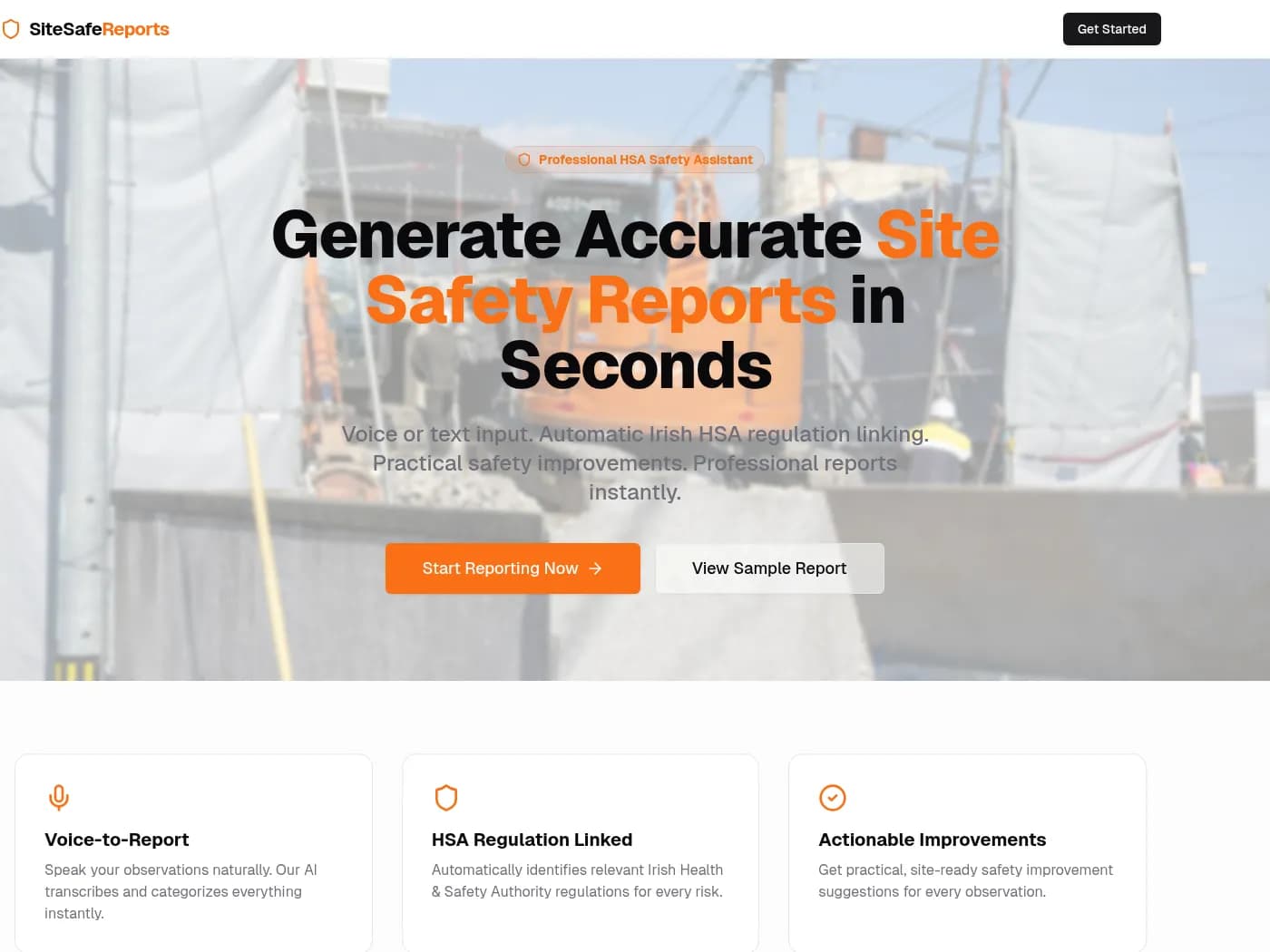 SiteSafe Reports