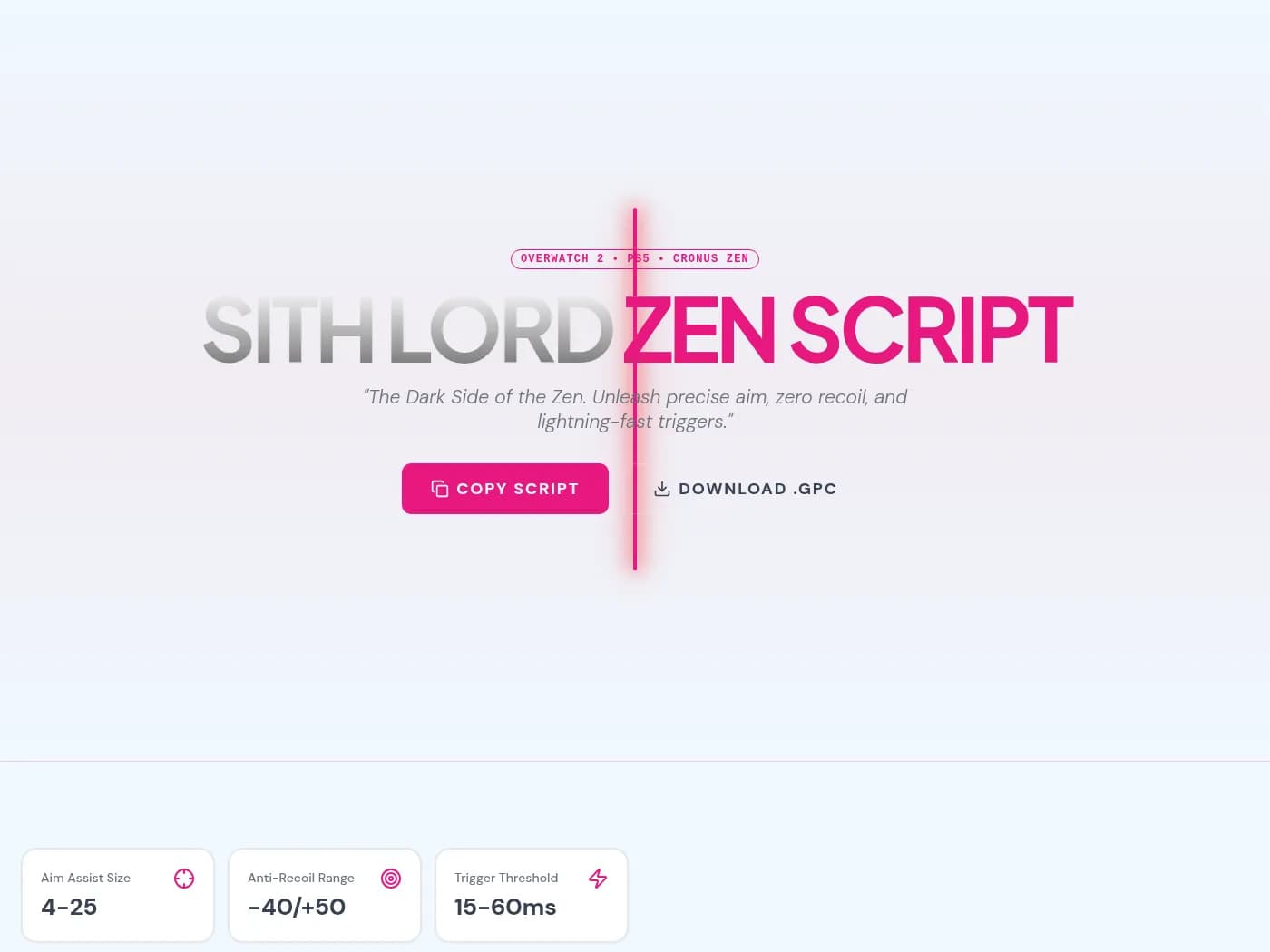 Sith Lord Zen Script
