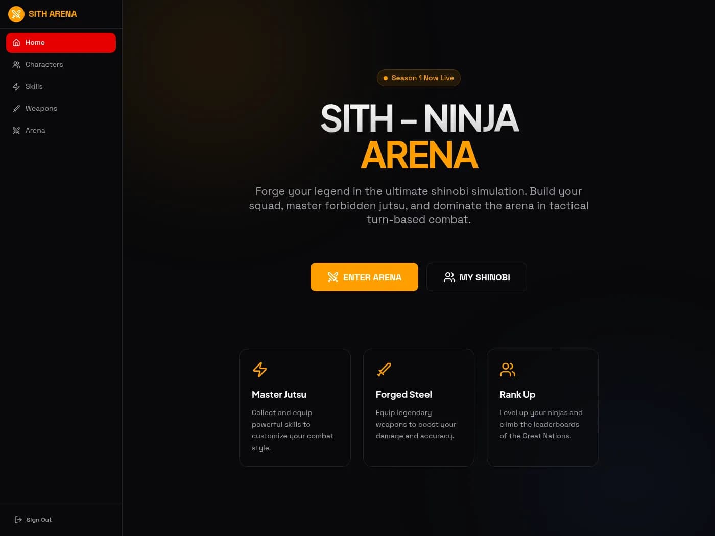 Sith Ninja Arena