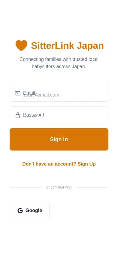 SitterLink Japan