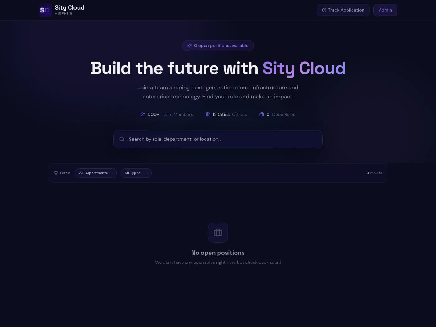 Sity Cloud HireHub