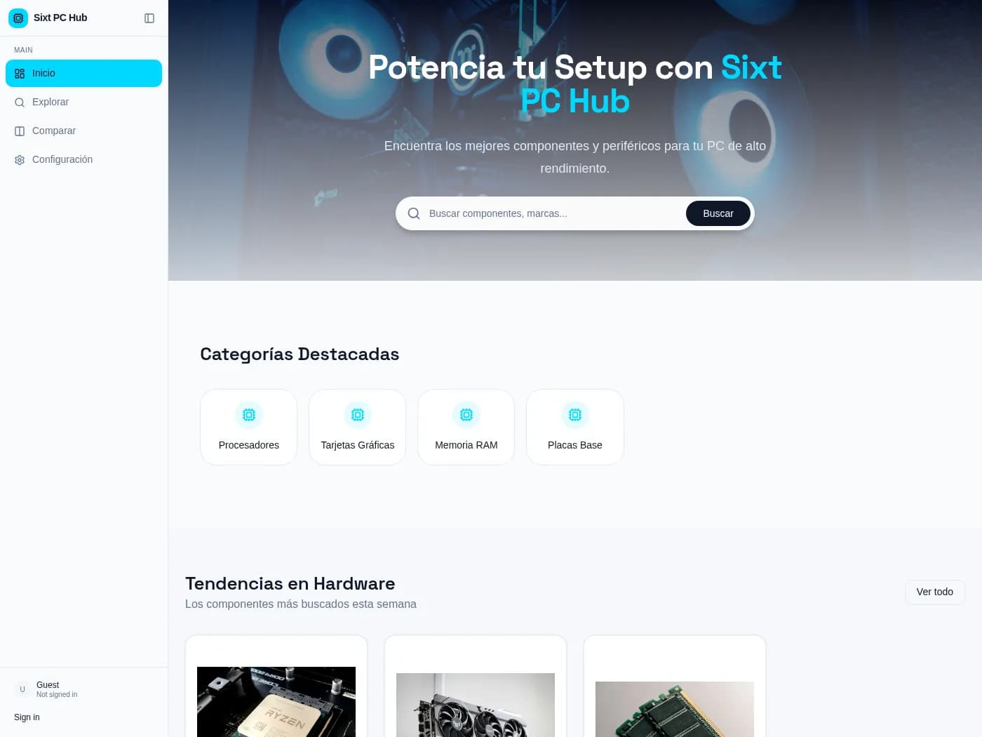 Sixt PC Components Hub