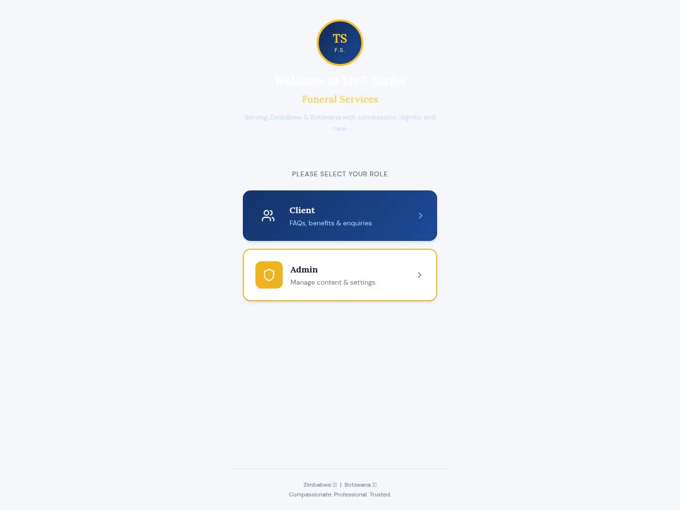 Siziba Funeral App