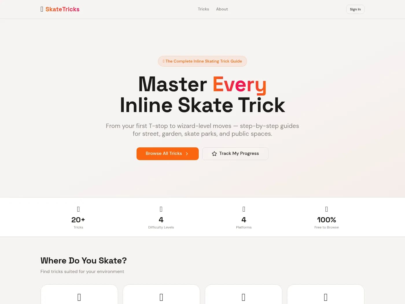 SkateTricks Guide