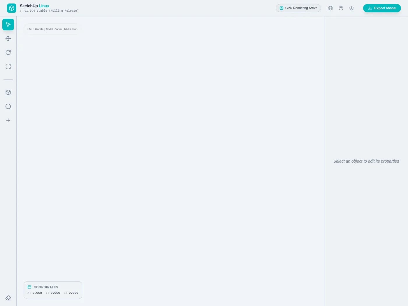 SketchUp Linux Clone
