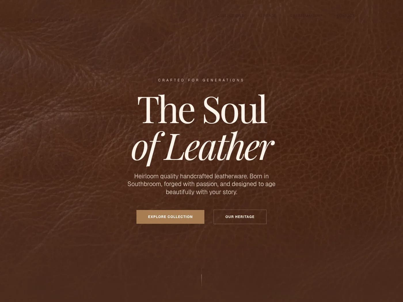 Skhoomba Leather Landing