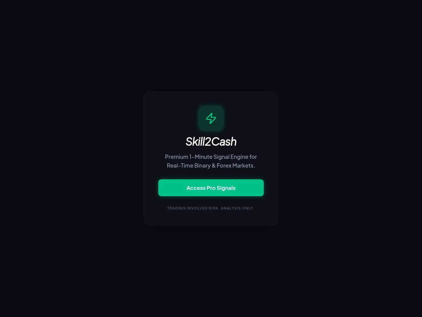 Skill2Cash Pro Signals