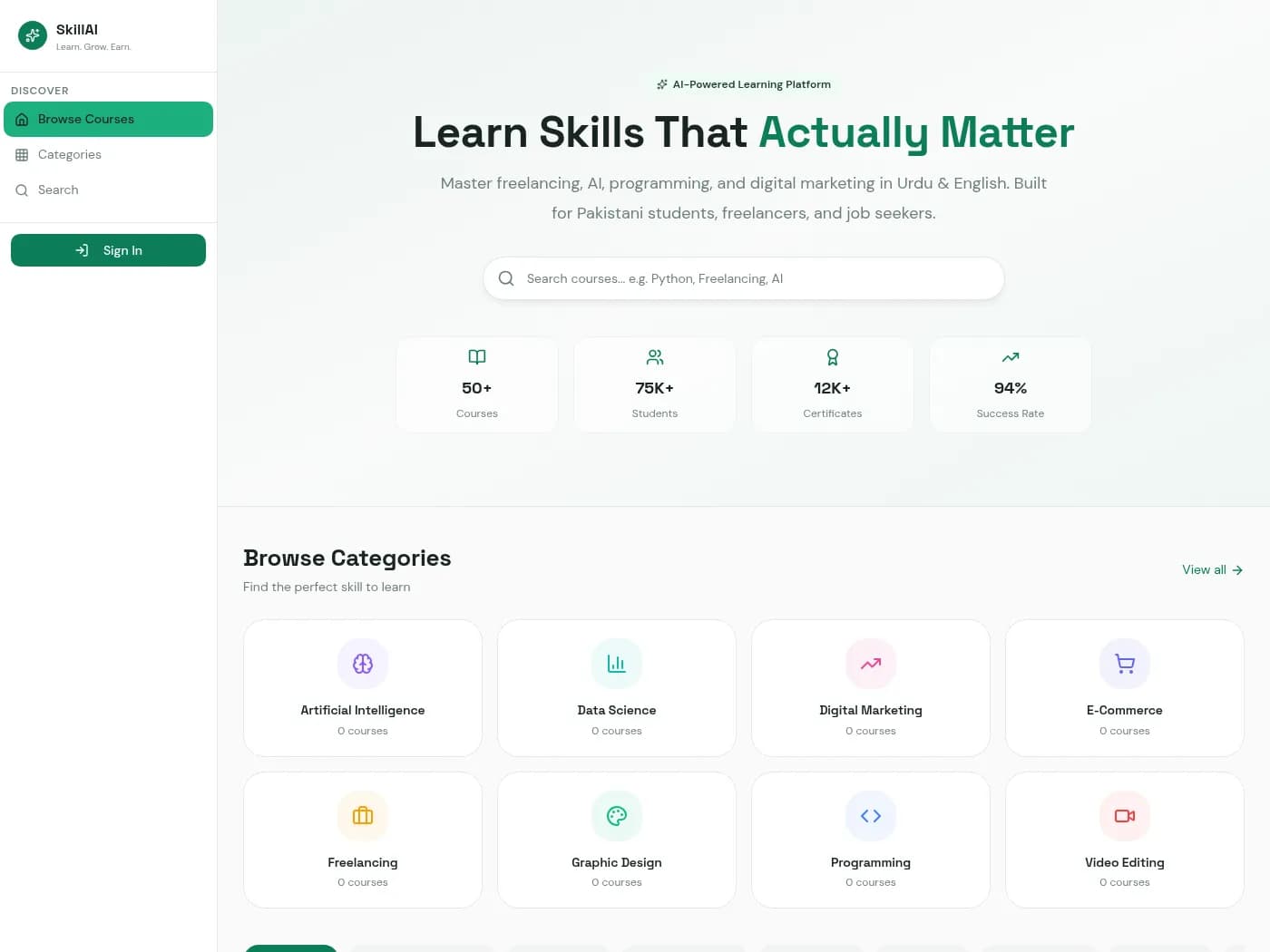 SkillAI EdTech Platform