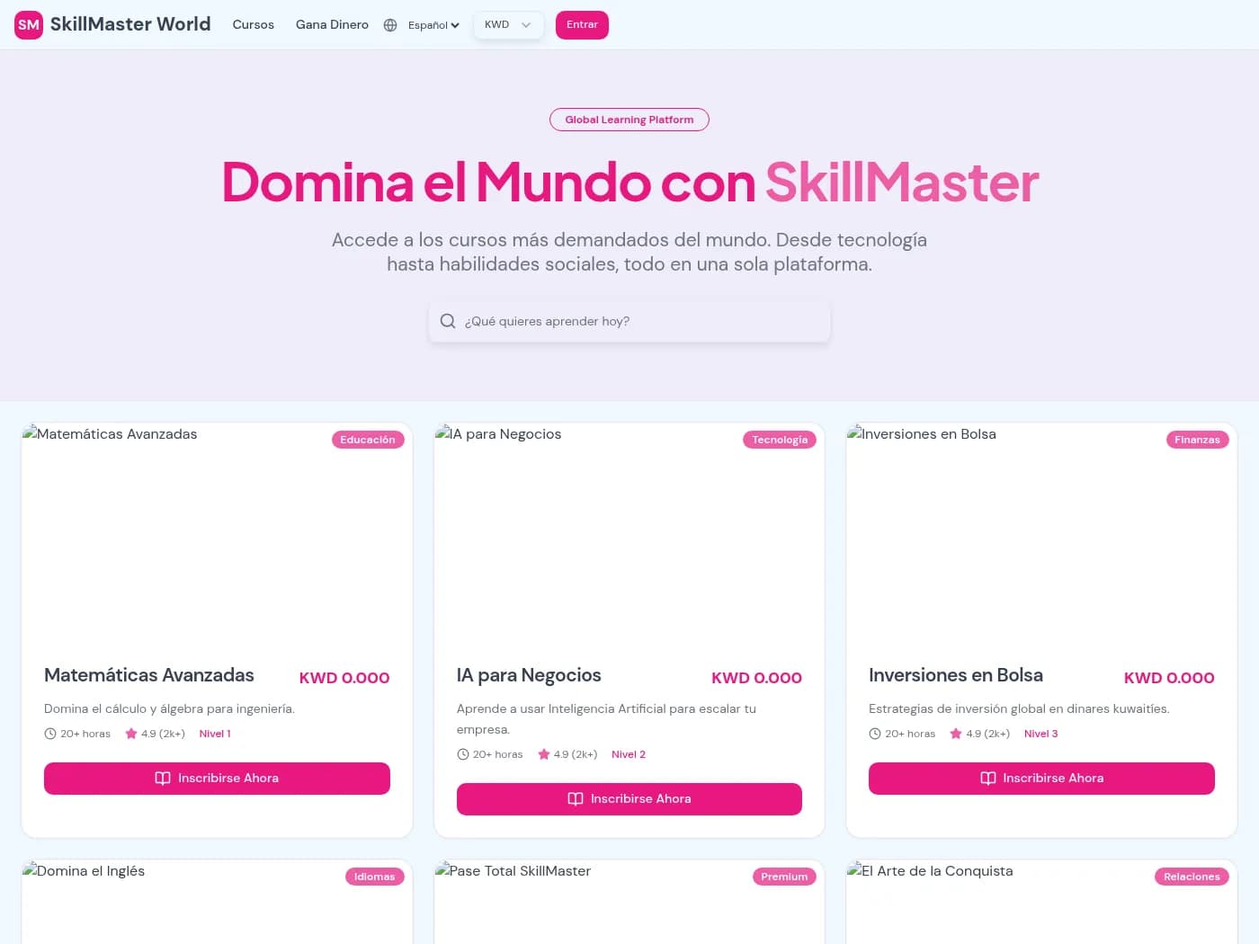 SkillMaster World