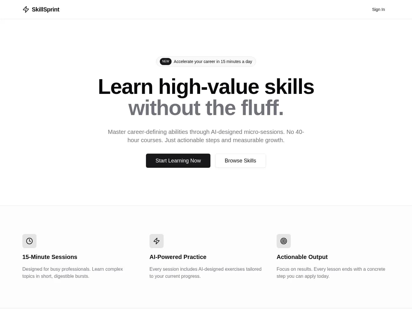 SkillSprint