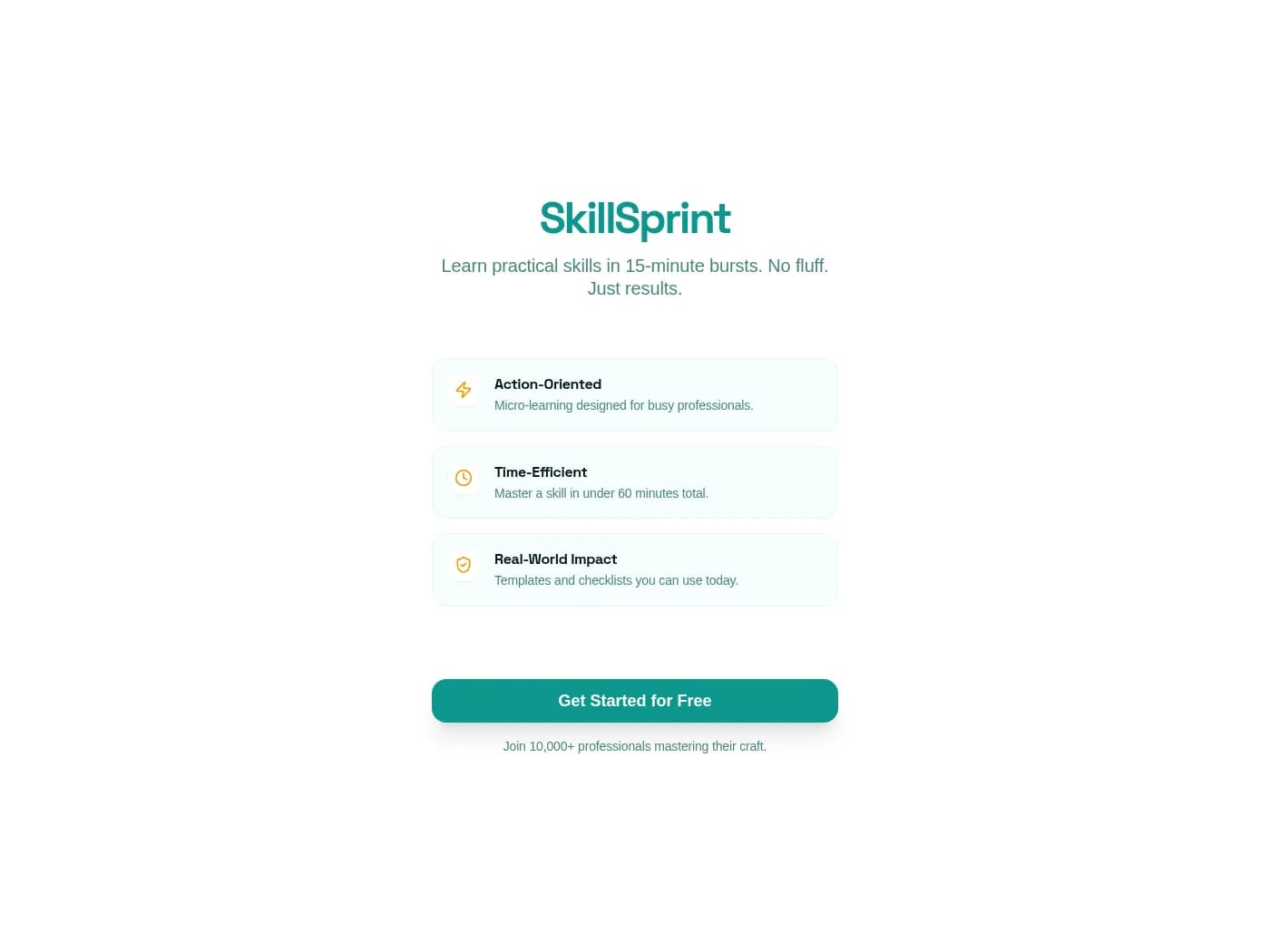 SkillSprint