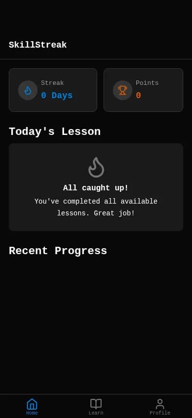 SkillStreak App