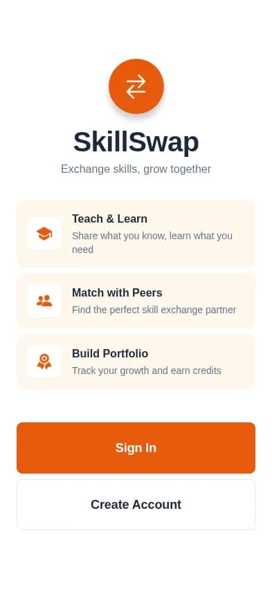SkillSwap Marketplace App