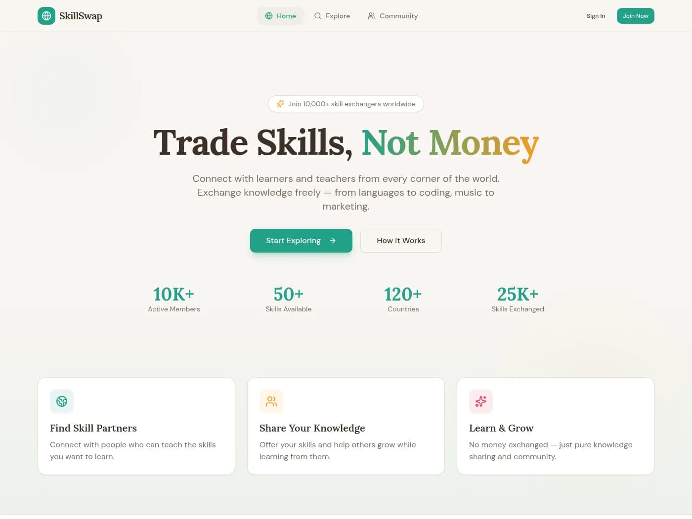 SkillSwap Connect