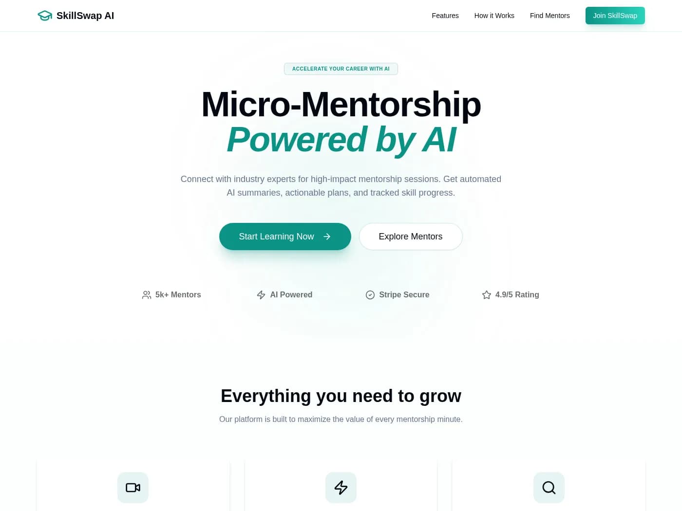 SkillSwap AI Marketplace