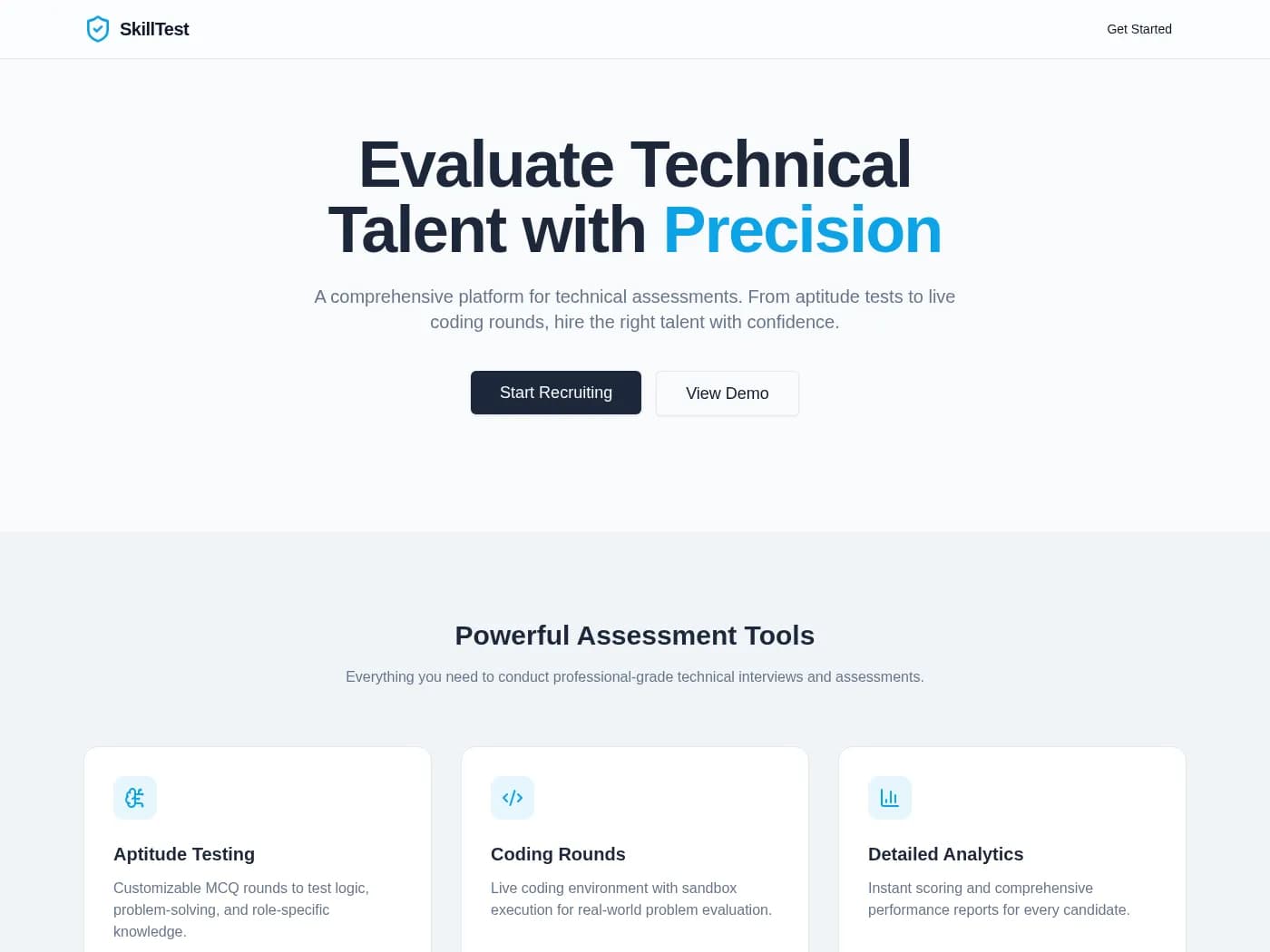 SkillTest Platform