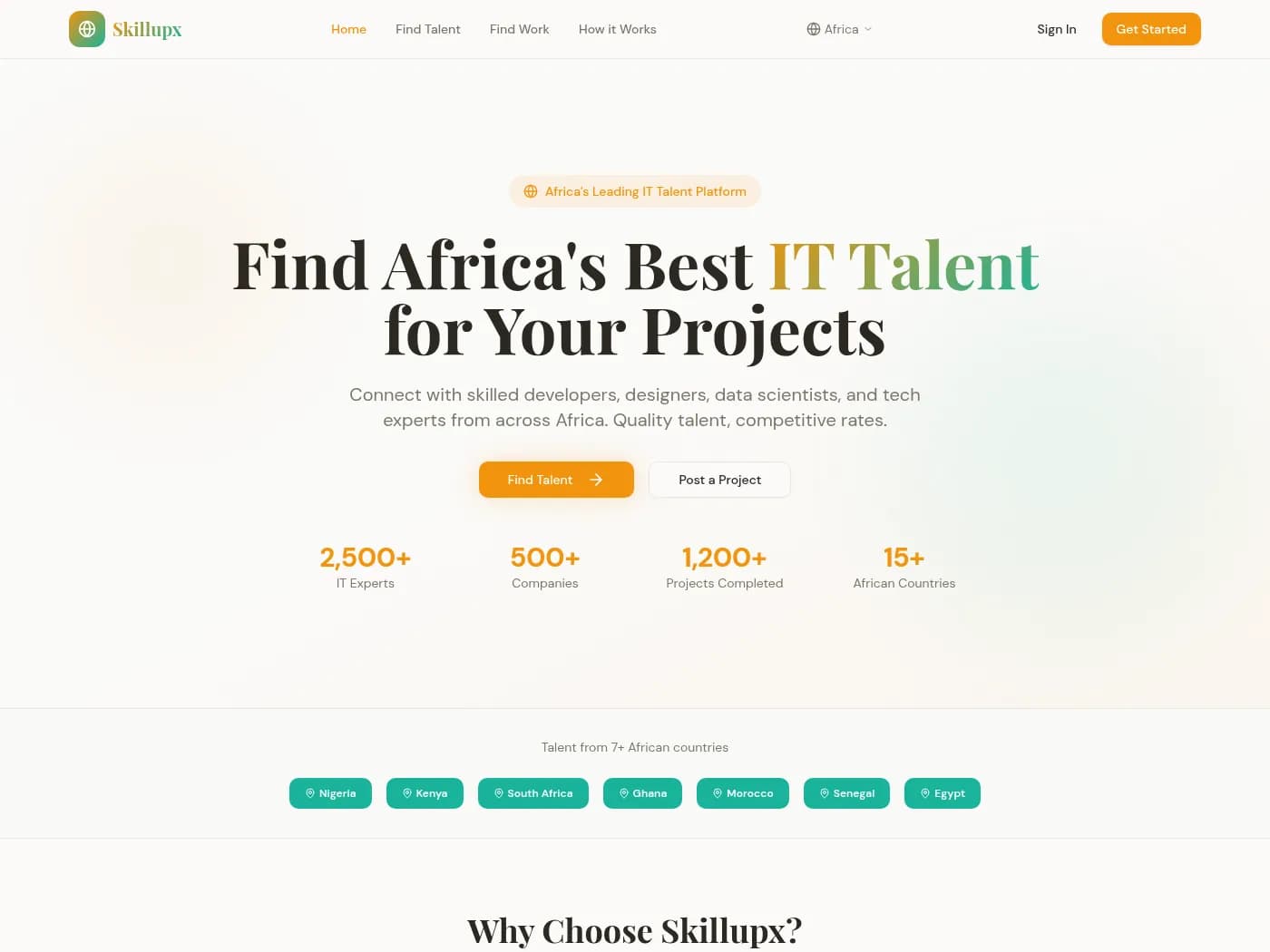Skillupx Africa Connect