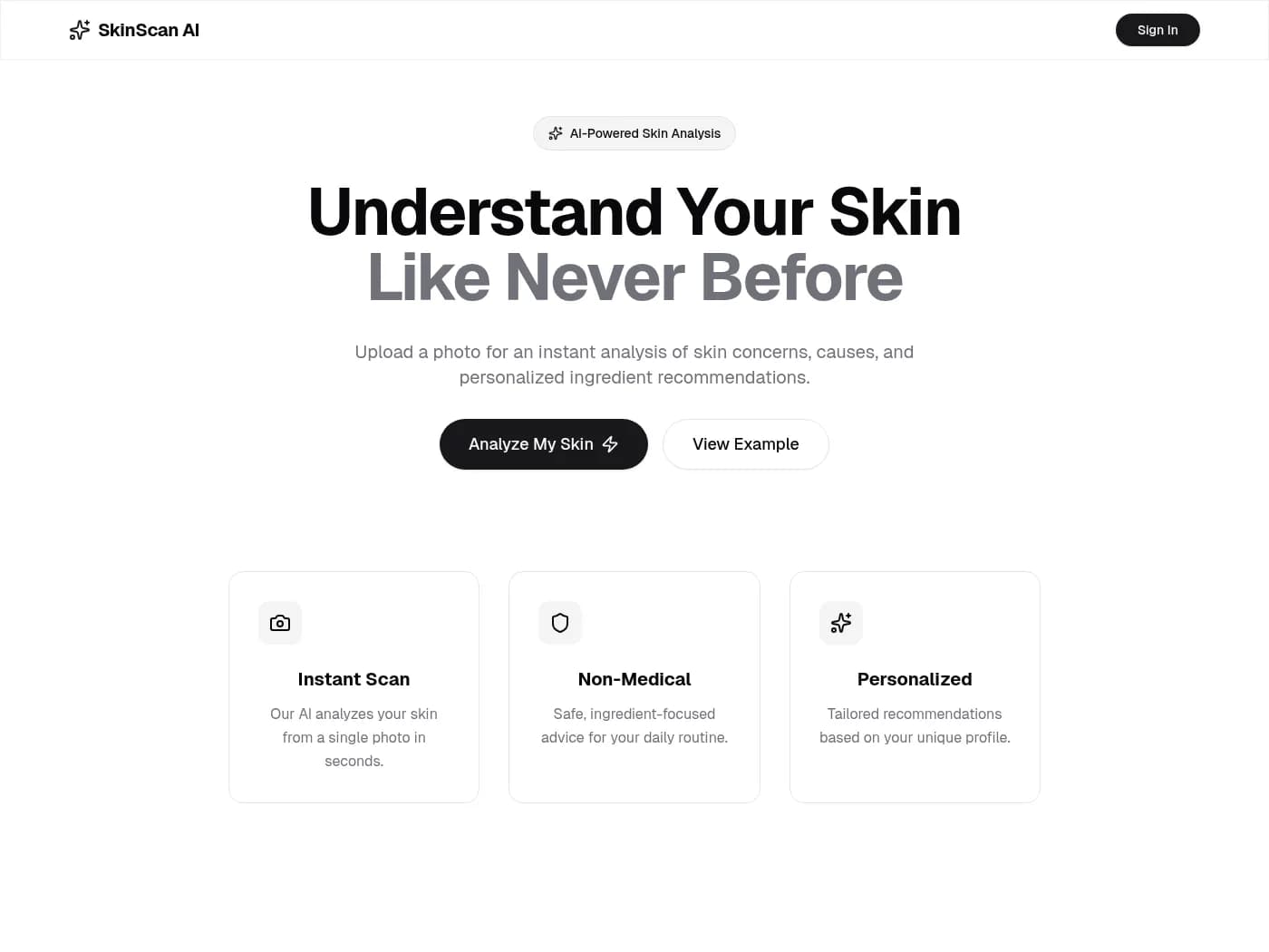 SkinScan AI Advisor