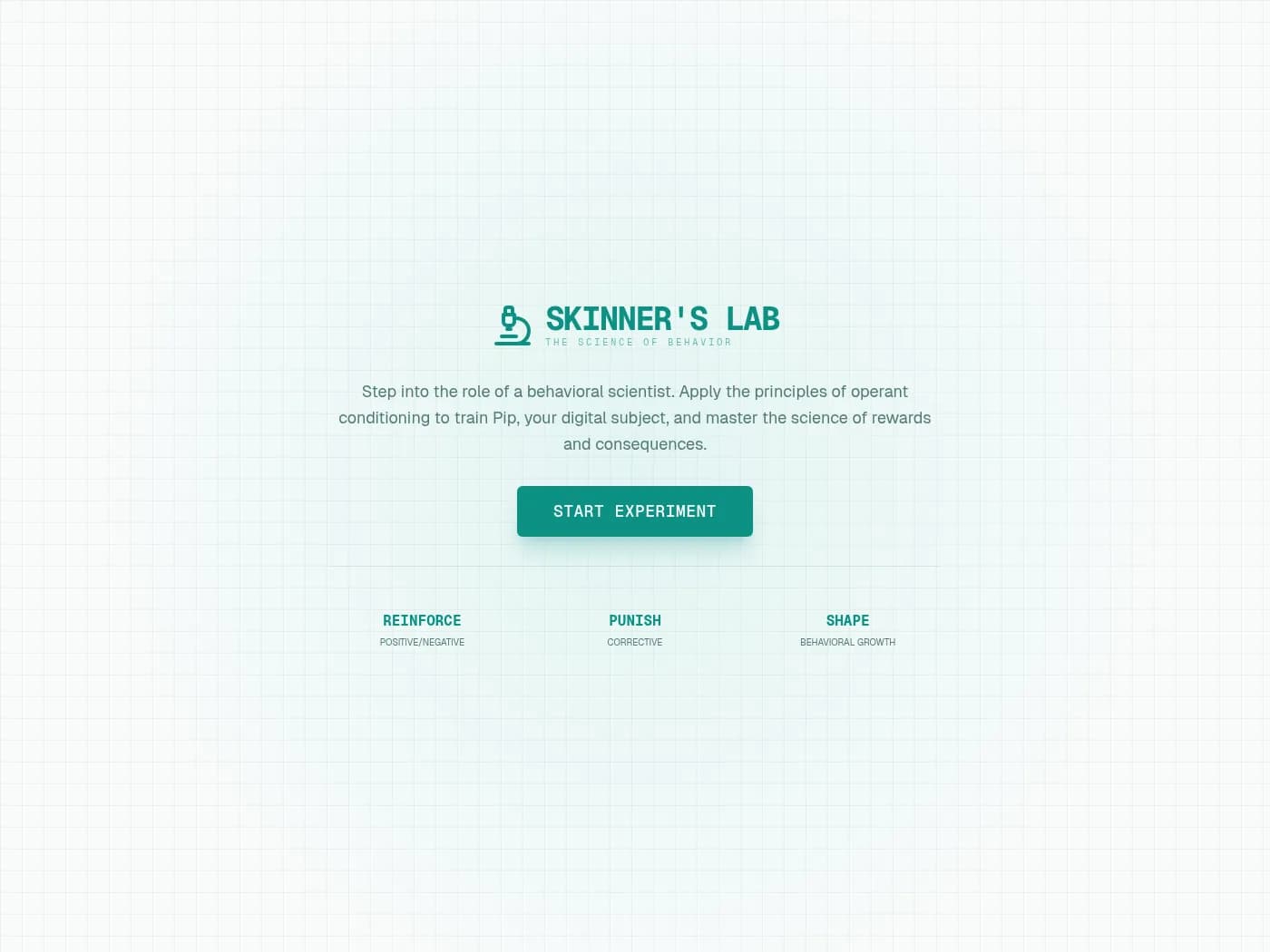 Skinner's Lab Game