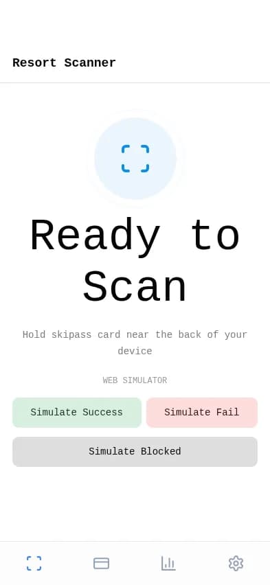 Skipass NFC Reader