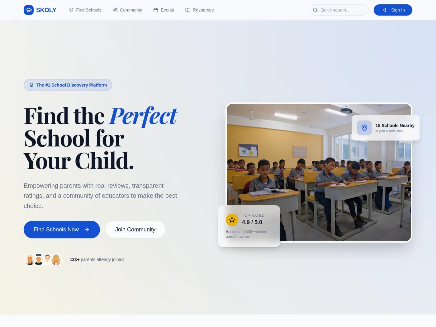 Skoly School Finder