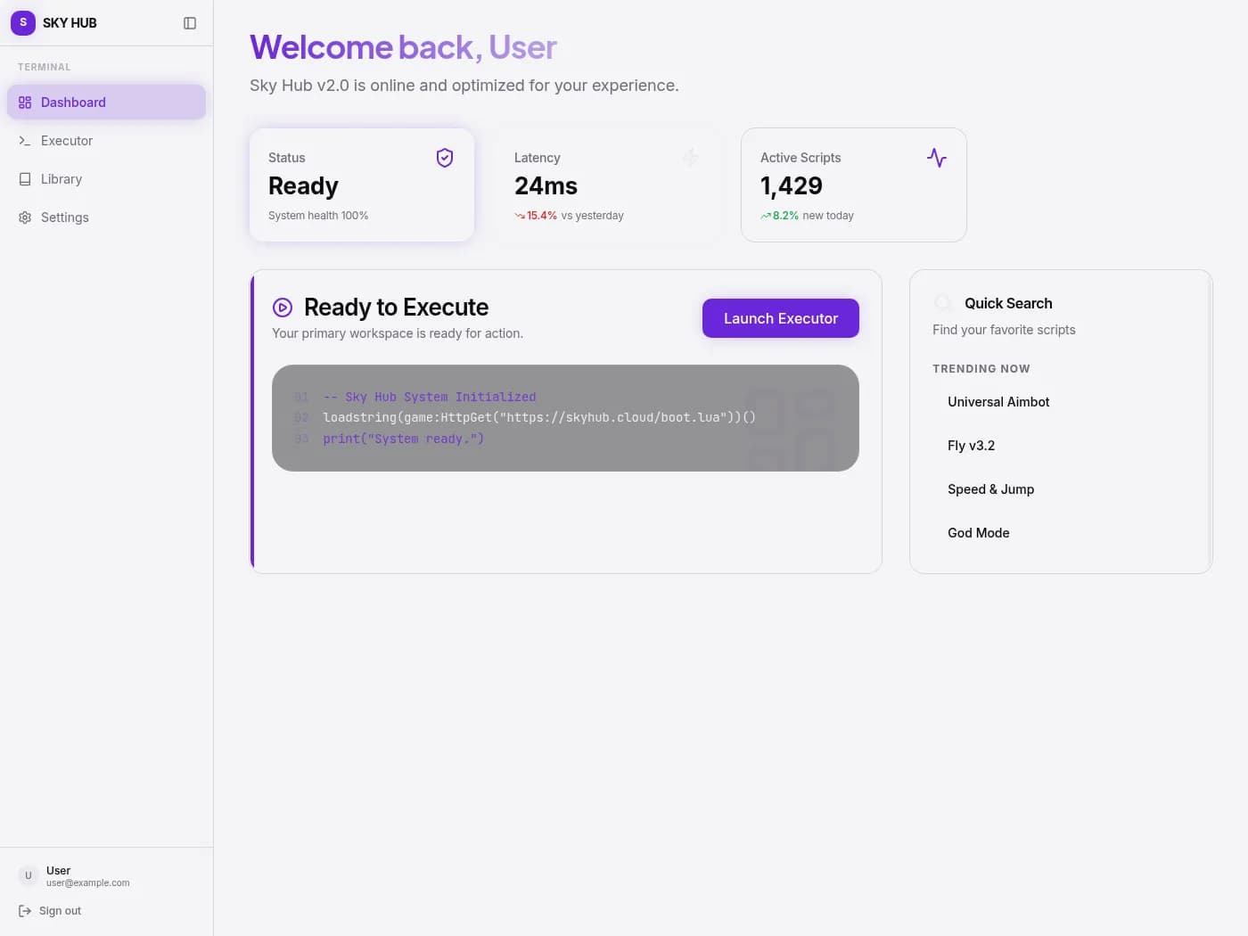 Sky Hub Game Script Clone