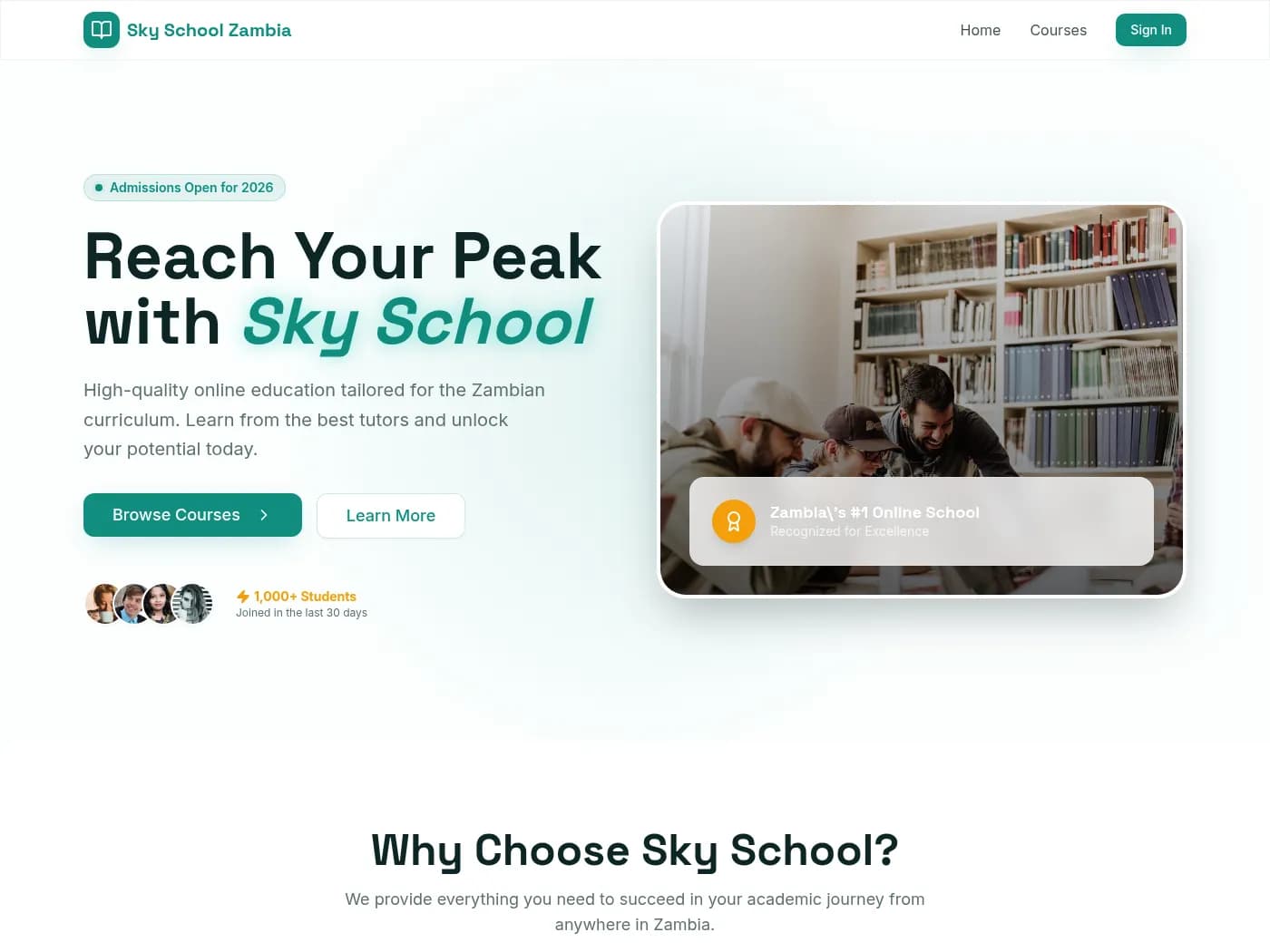 Sky School Zambia