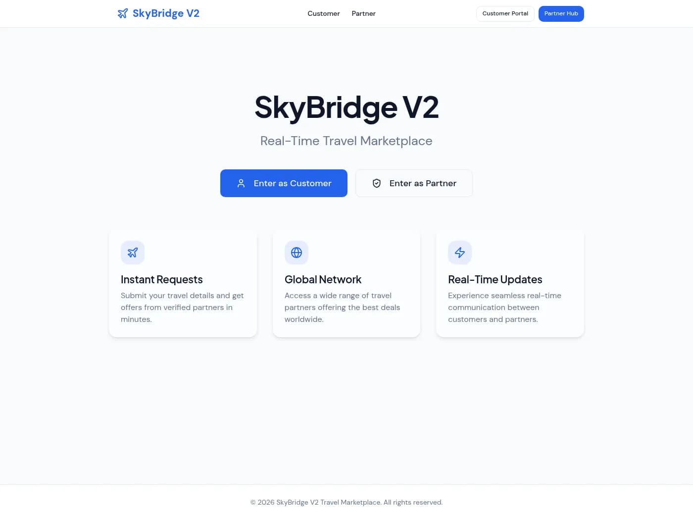 SkyBridge  Marketplace