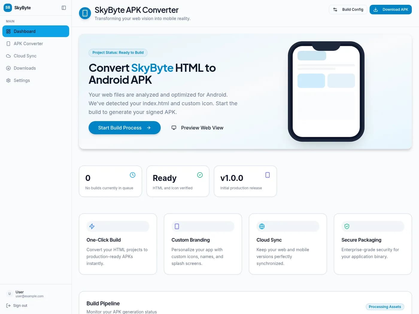 SkyByte APK Converter