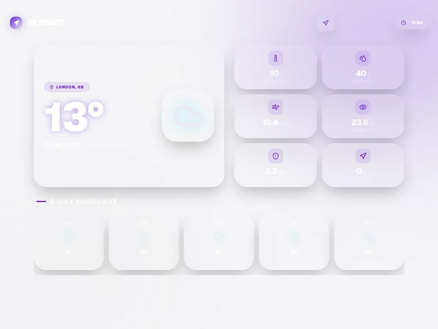 SkyCast Weather App