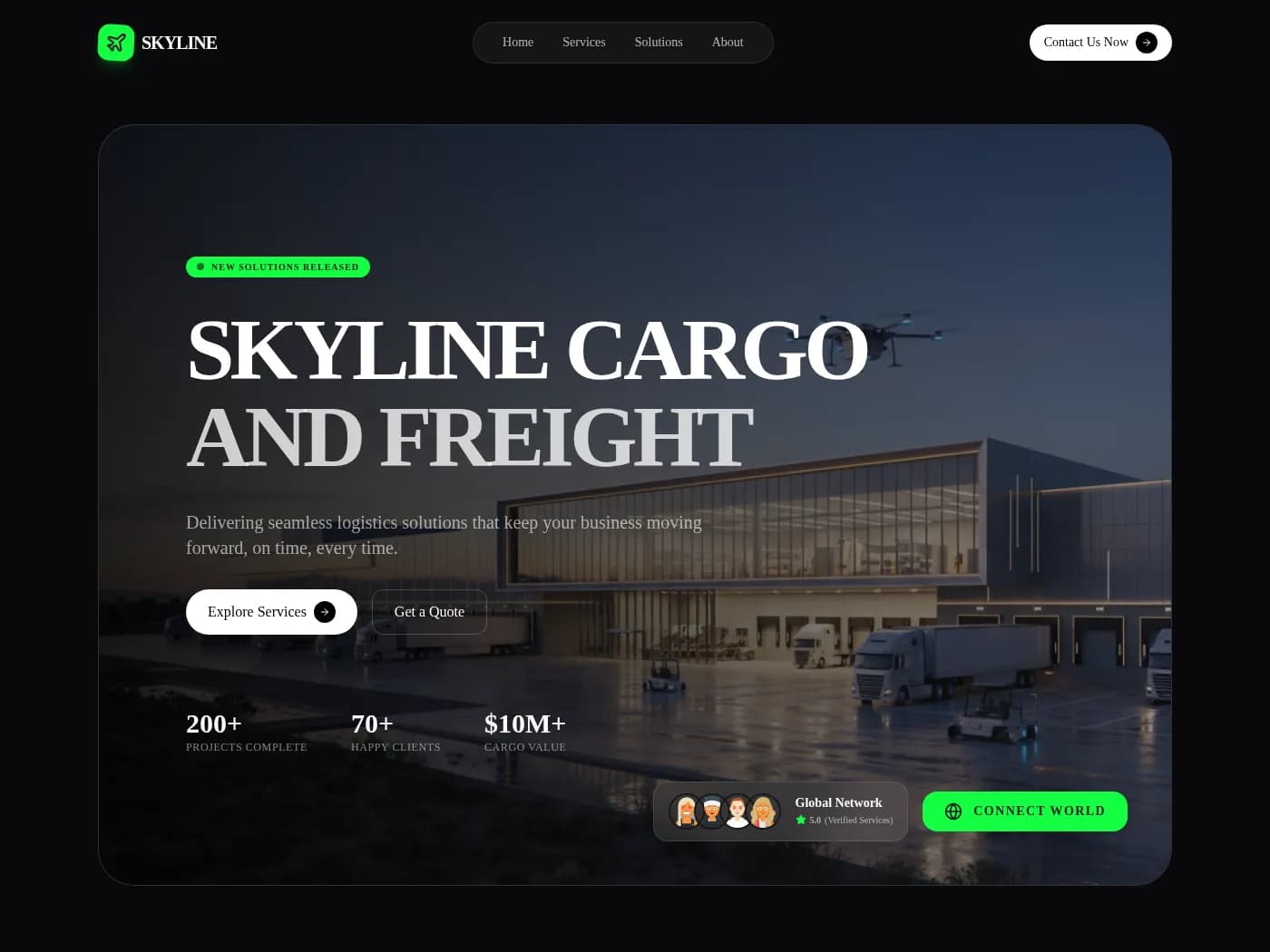 Skyline Cargo Homepage