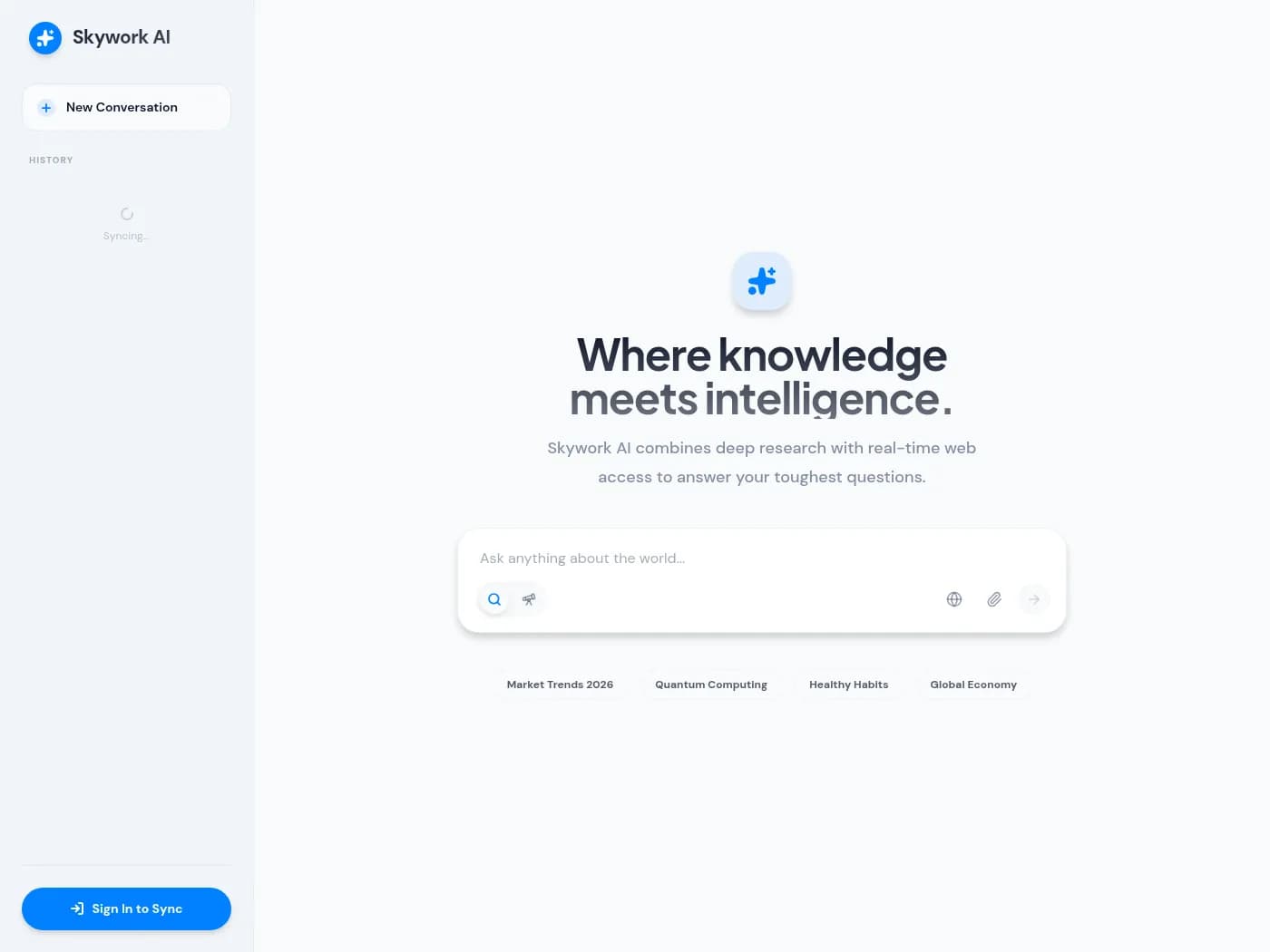Skywork AI Clone