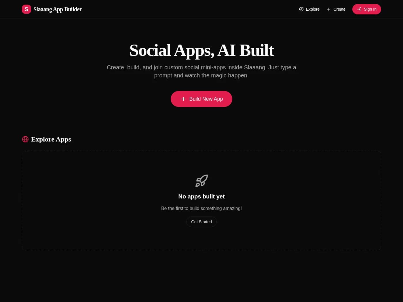 Slaaang App Builder
