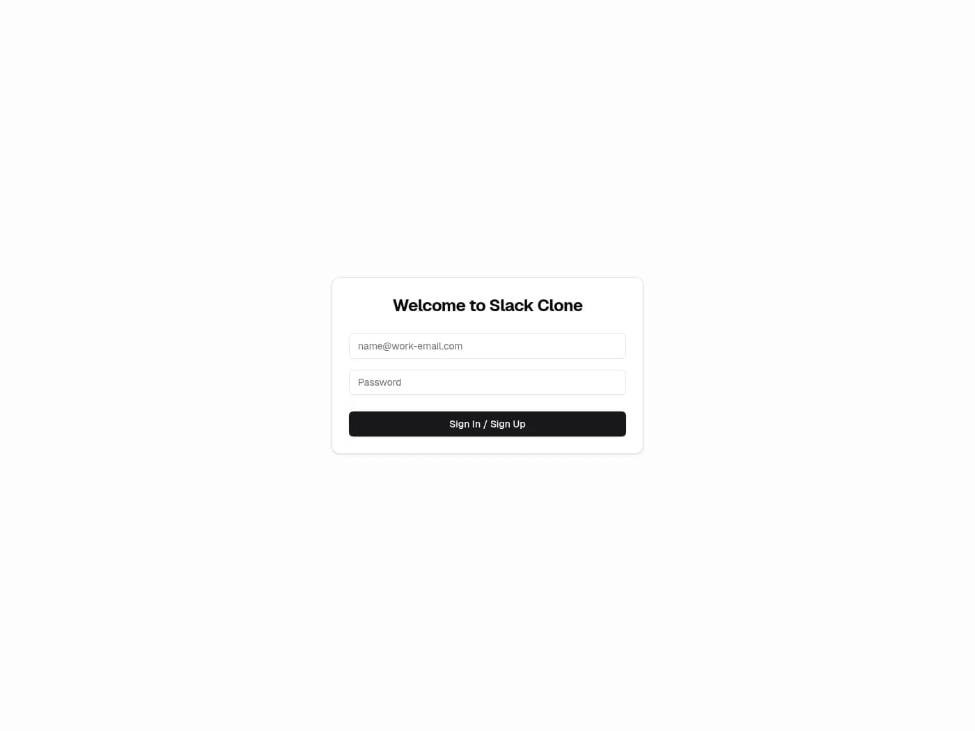 Slack Clone