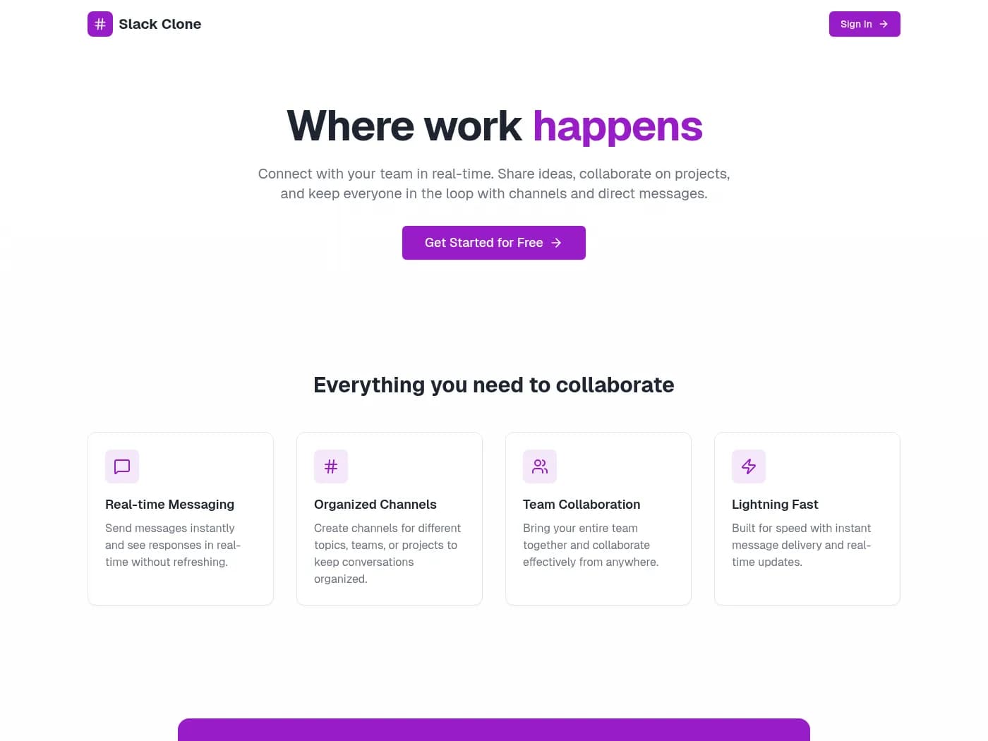 Slack Clone