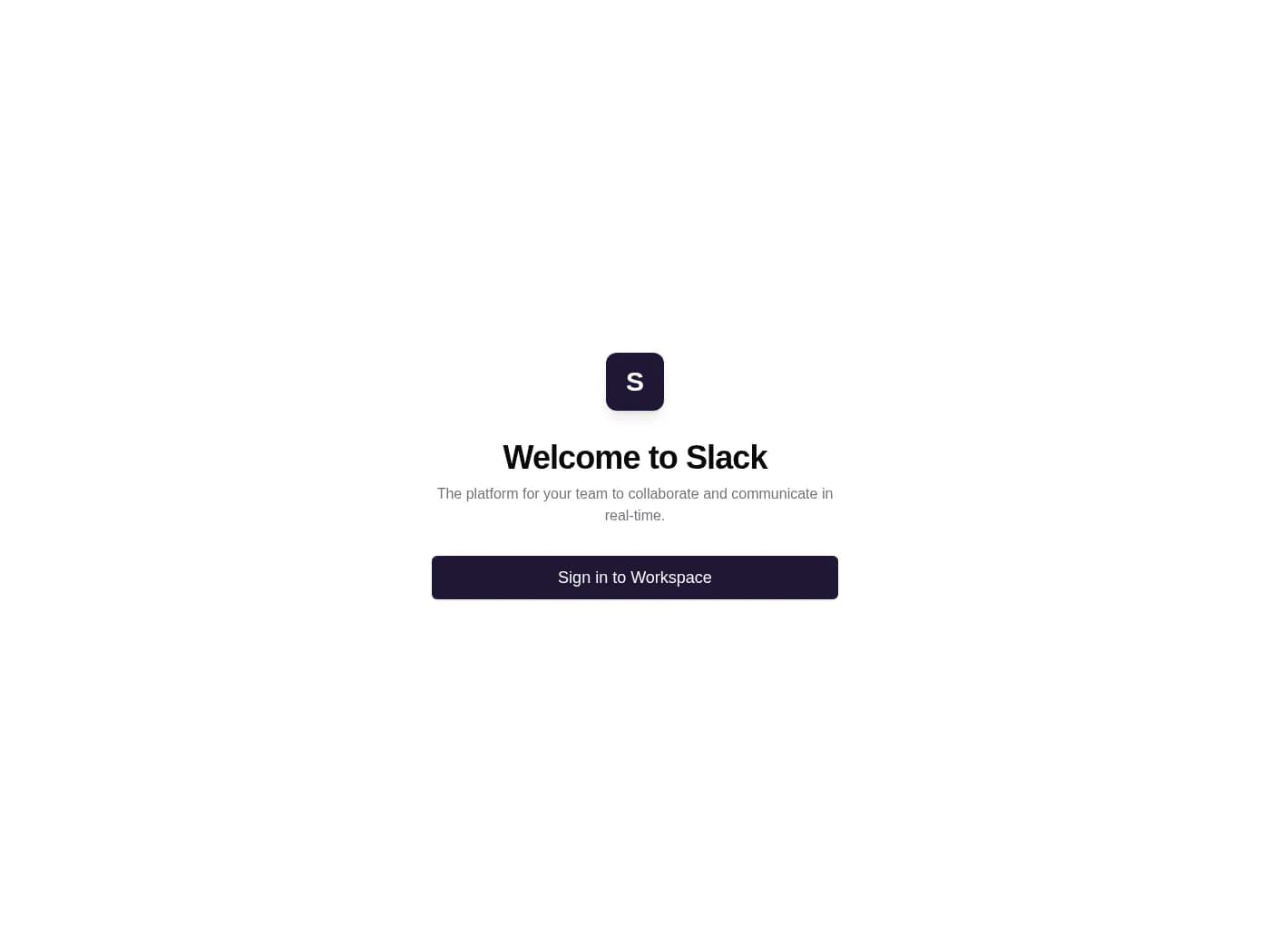 Slack Workspace Clone