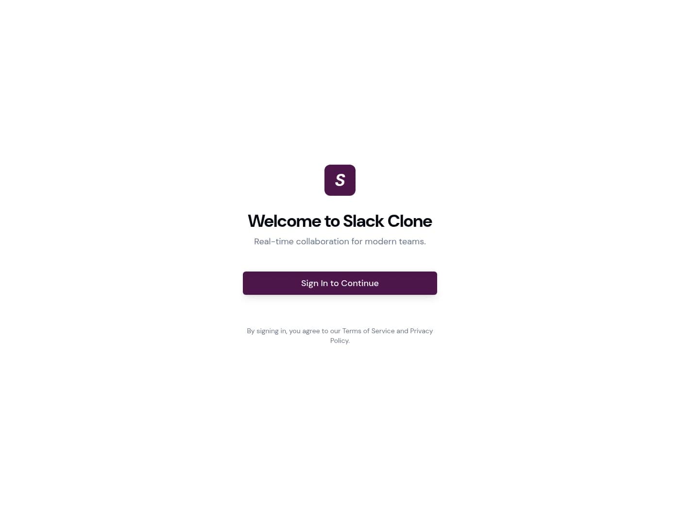 Slack Clone