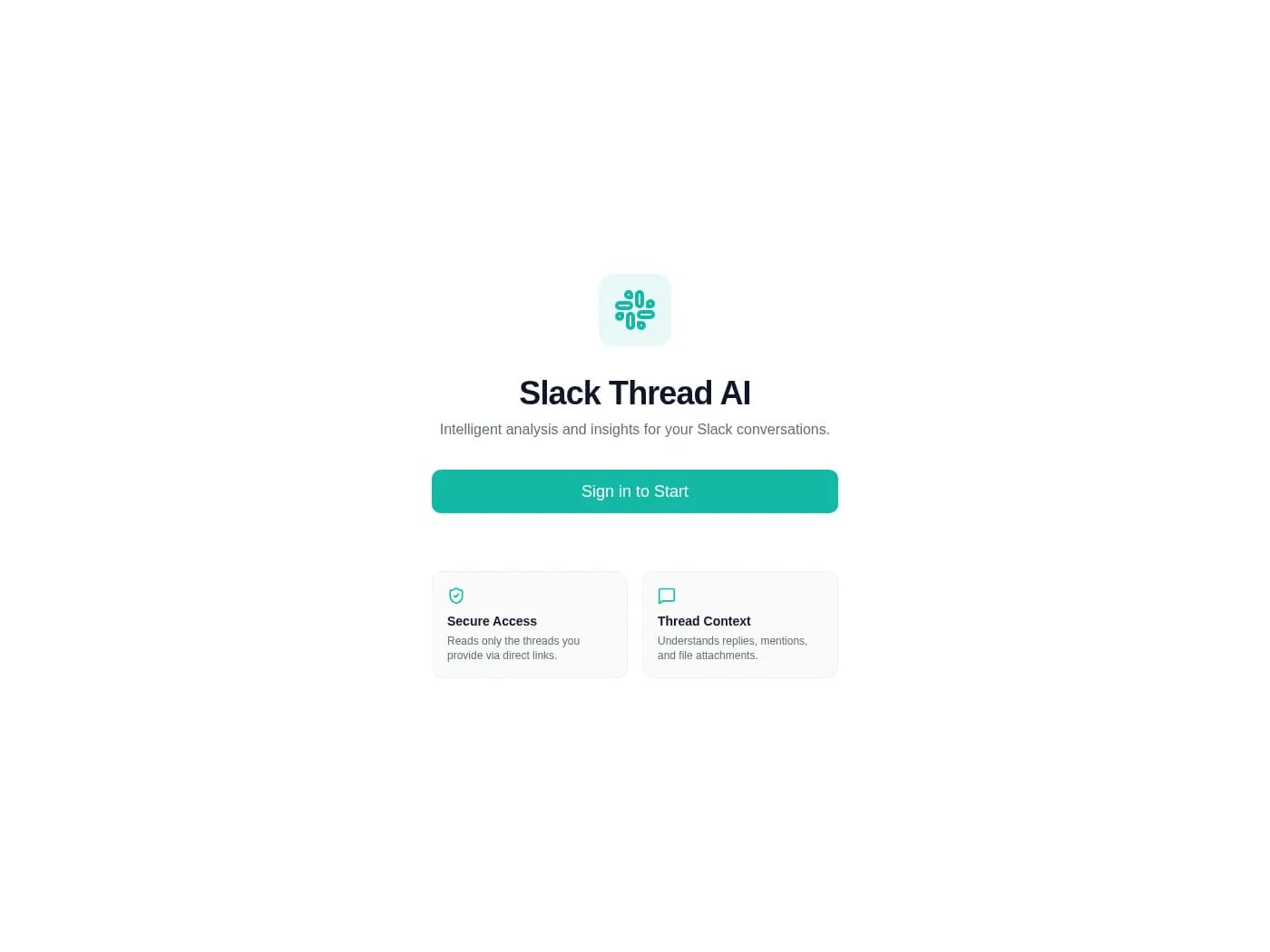Slack Thread AI Agent