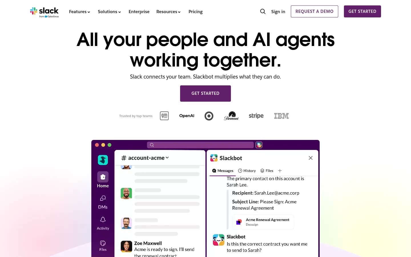 Slack — team communication integrated into the Cursor agent workflow